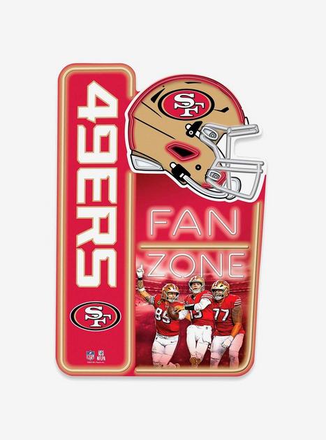 NFL San Francisco 49ers X-Metal Fan Zone Sign | BoxLunch