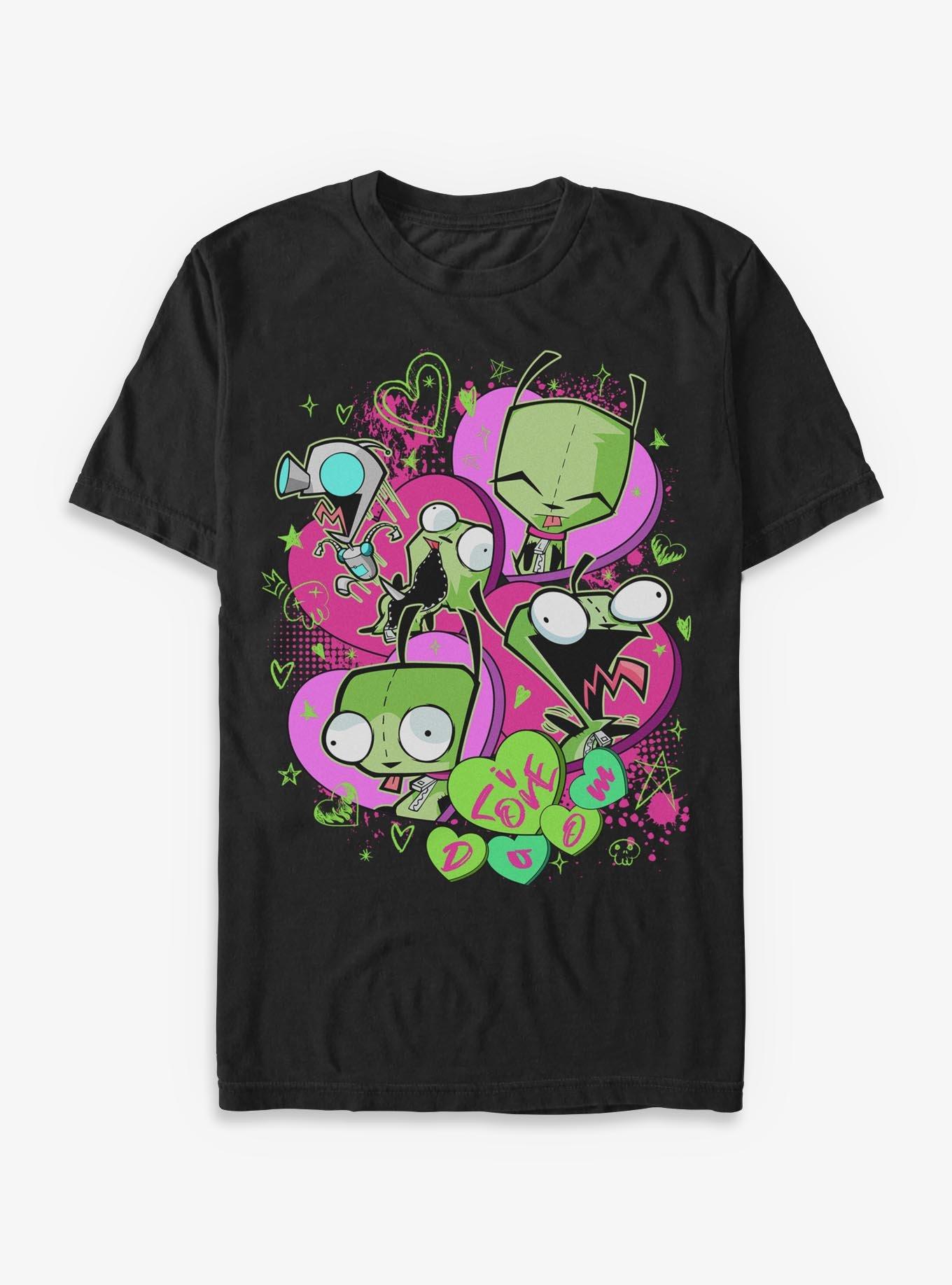Invader Zim I Love Doom Gir T-Shirt - BLACK | Hot Topic
