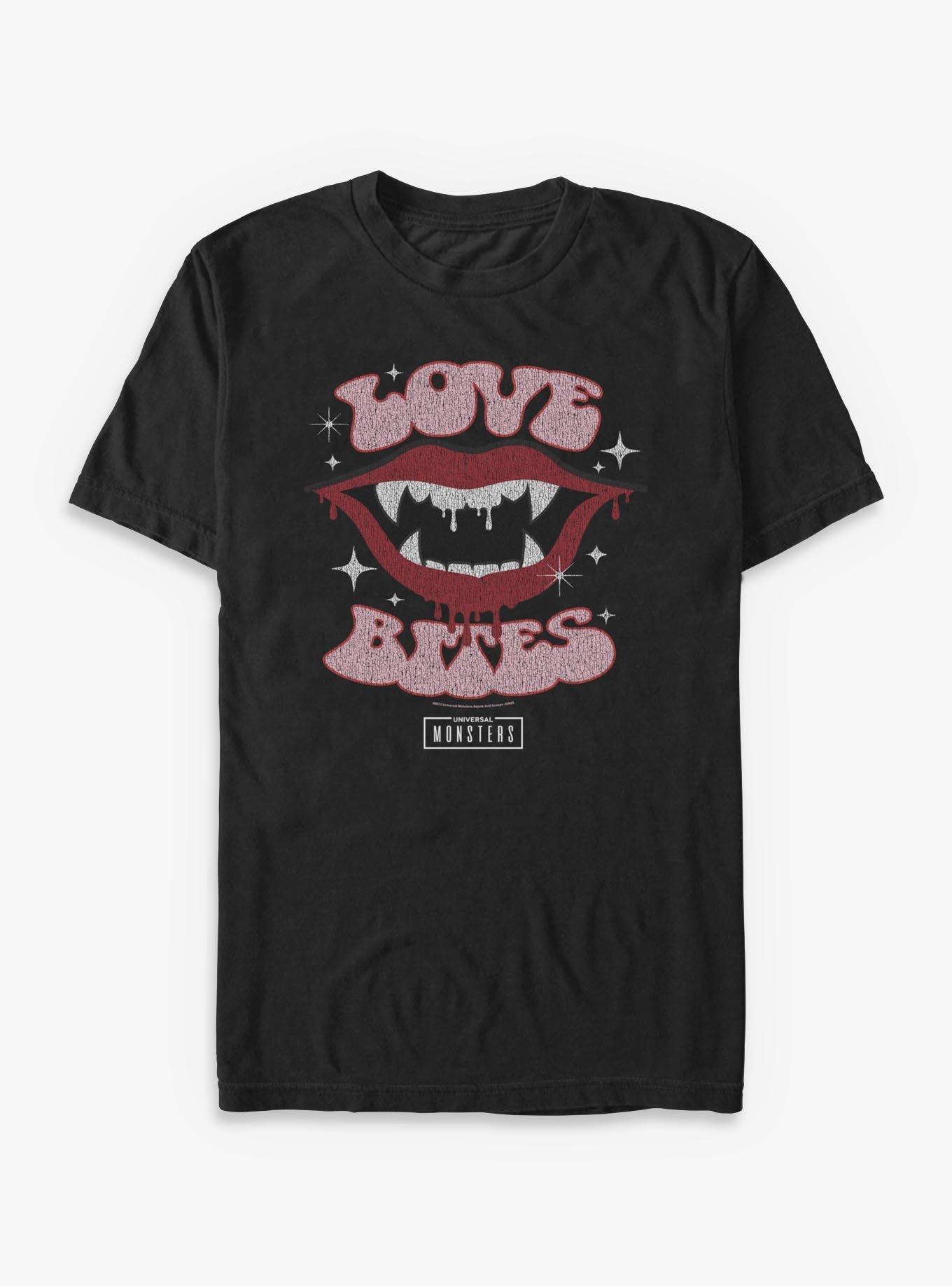 Universal Monsters Love Bites T-Shirt - BLACK | Hot Topic
