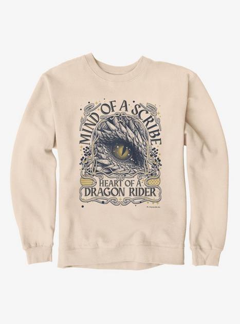 Fourth Wing The Empyrean Mind Of A Scribe Sweatshirt - BEIGETAN | Hot Topic