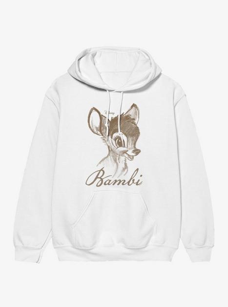 Disney Bambi Classic Face Sketch Hoodie | Hot Topic