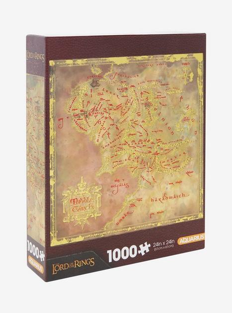 The Lord Of The Rings Middle-Earth Map Puzzle | Hot Topic