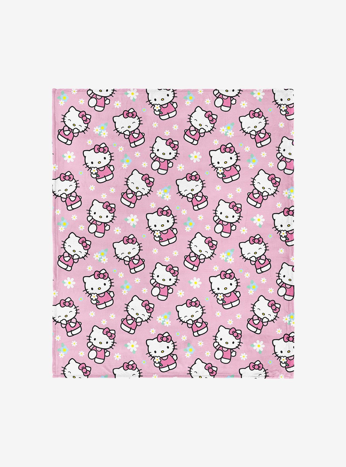 Hello Kitty Flower Power Silk Touch Throw Blanket | Hot Topic
