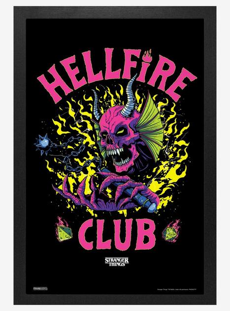 Stranger Things Neon Hellfire Club 11x17" Framed Poster | Hot Topic