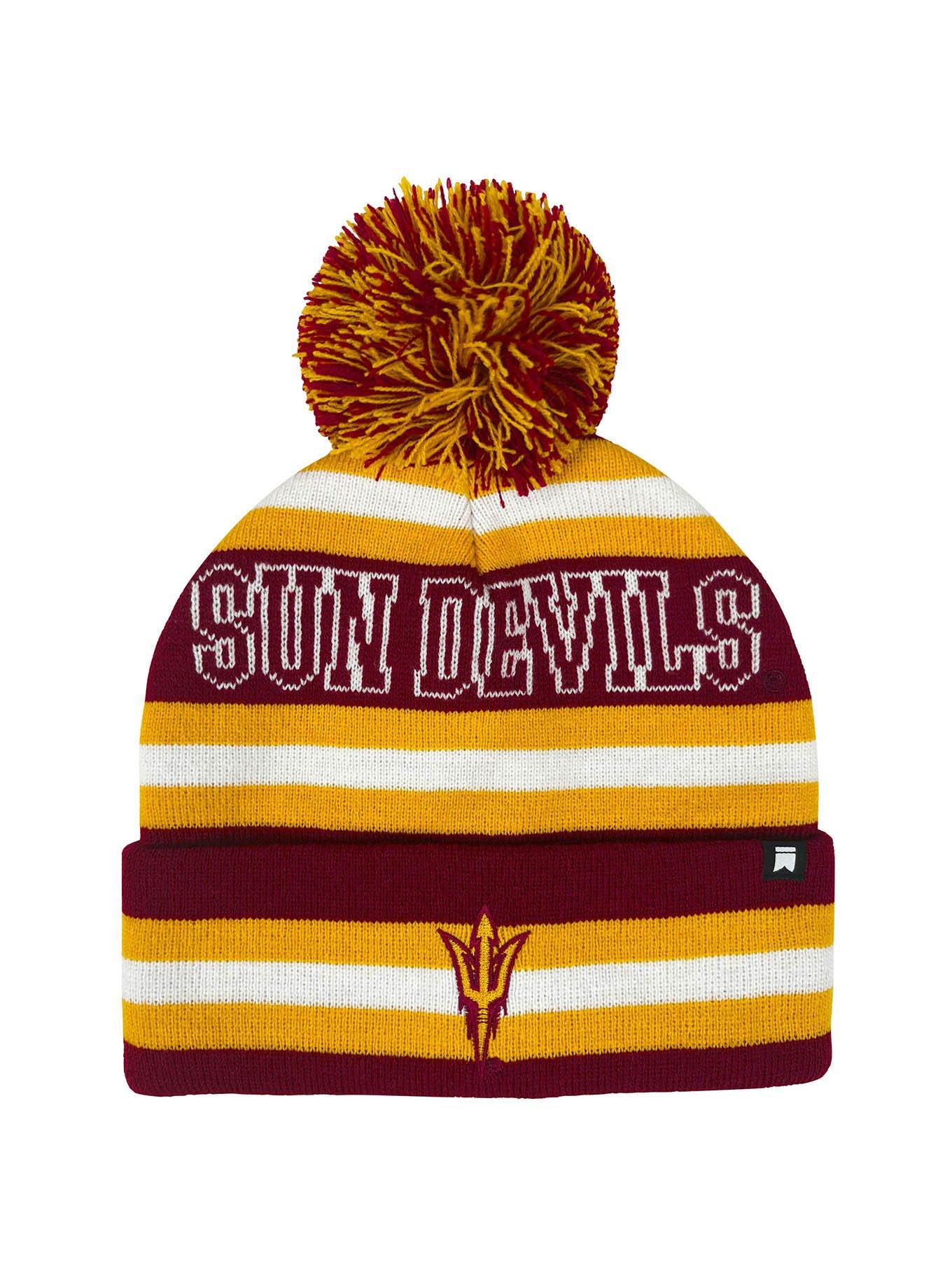 Arizona State University Block Stripes Knit Pom Beanie | Hot Topic