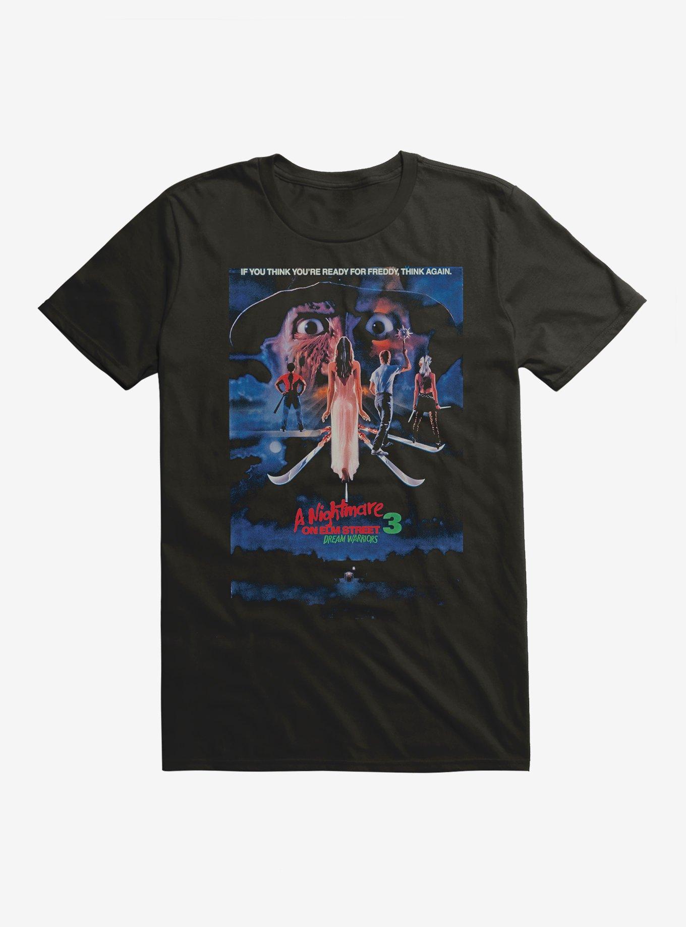 A Nightmare On Elm Street 3: Dream Warriors Poster Extra Soft T-Shirt ...