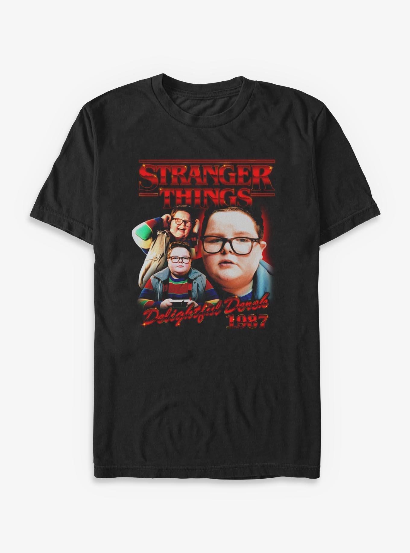 Stranger Things Derek Collage T-Shirt - BLACK | Hot Topic