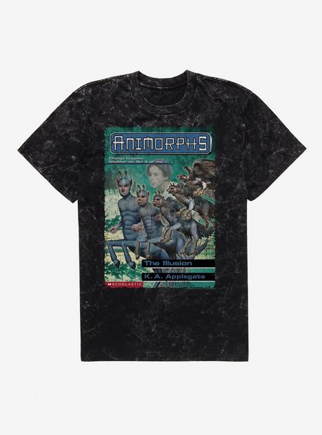 Animorphs The Illusion Alien Falcon Book Cover Mineral Wash T-Shirt ...