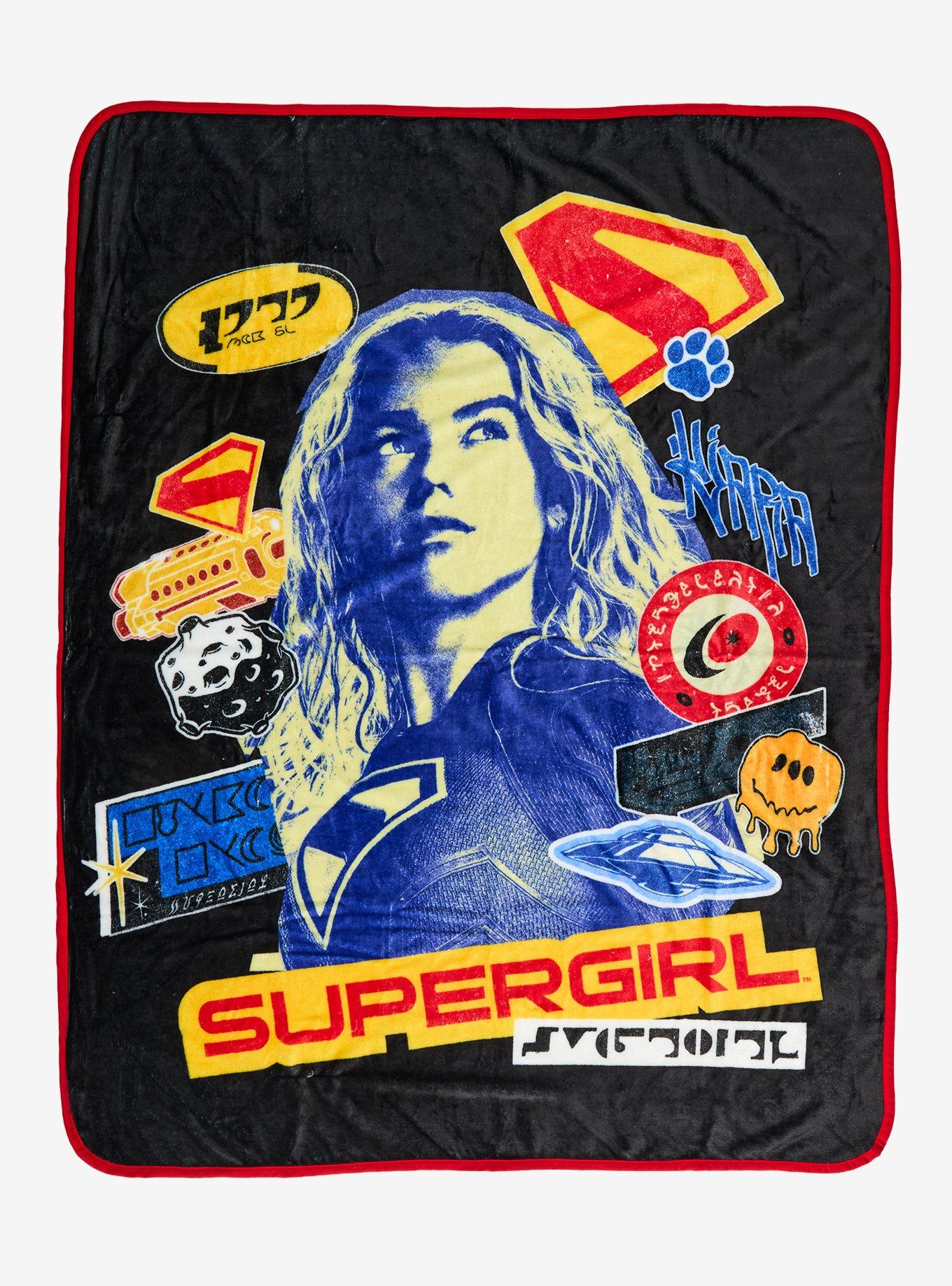 DC Comics Supergirl Icons Throw Blanket | Hot Topic
