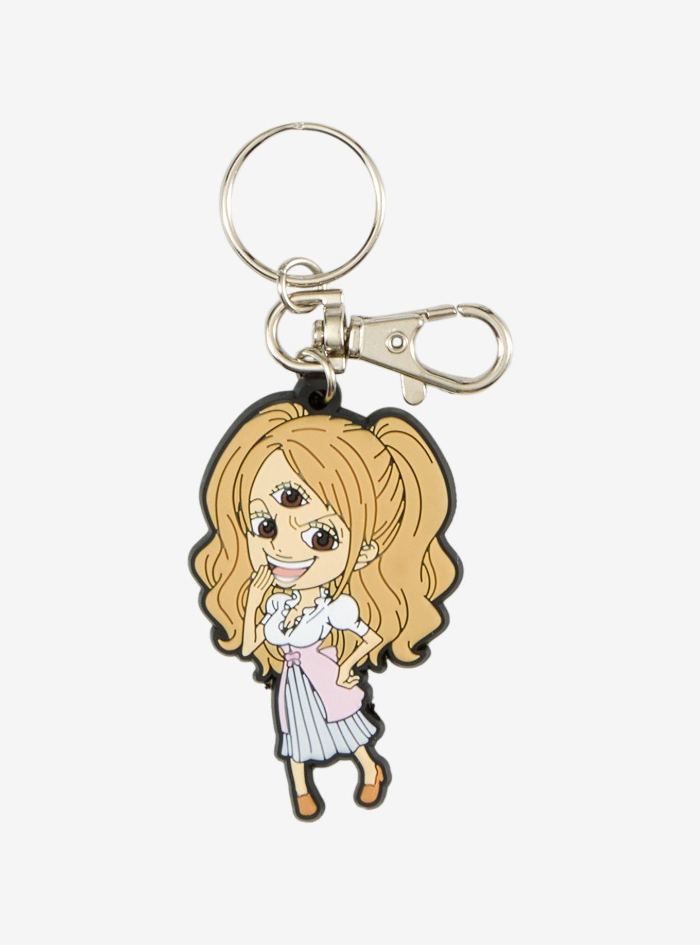 One Piece Pudding Rubber Keychain | Hot Topic