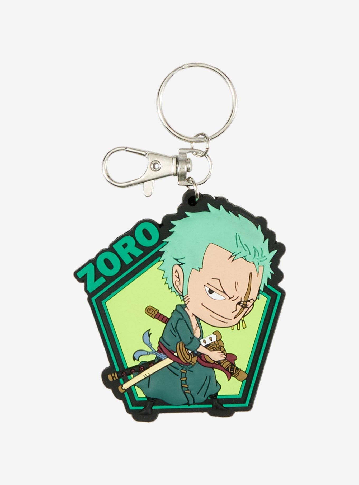 One Piece Zoro Chibi Pentagon Keychain | Hot Topic
