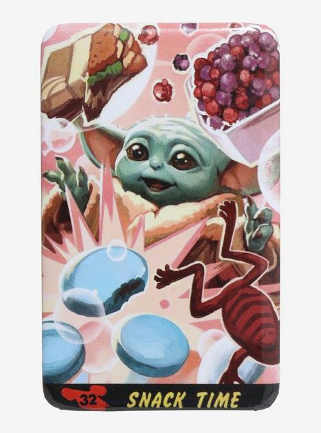 Star Wars: The Mandalorian & Grogu Snack Time 3 Inch Button | Hot Topic