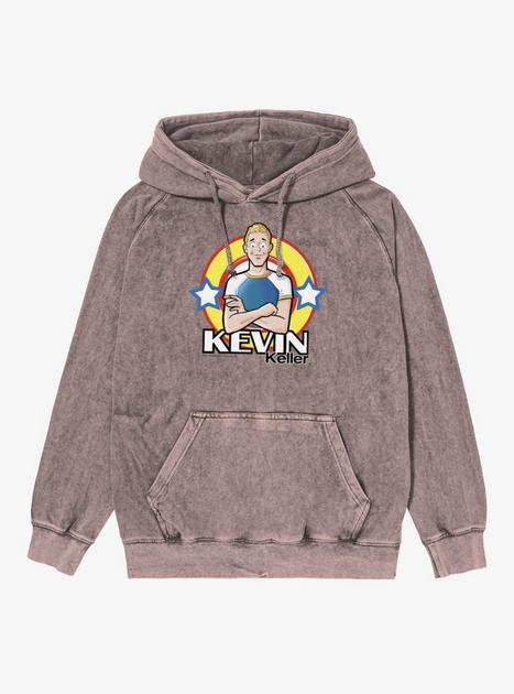 Archie Comics Kevin Keller Mineral Wash Hoodie - PINK | Hot Topic