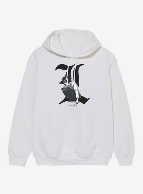 Death Note L Portrait Hoodie | Hot Topic
