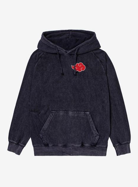 Naruto Akatsuki Mineral Wash Hoodie | Hot Topic