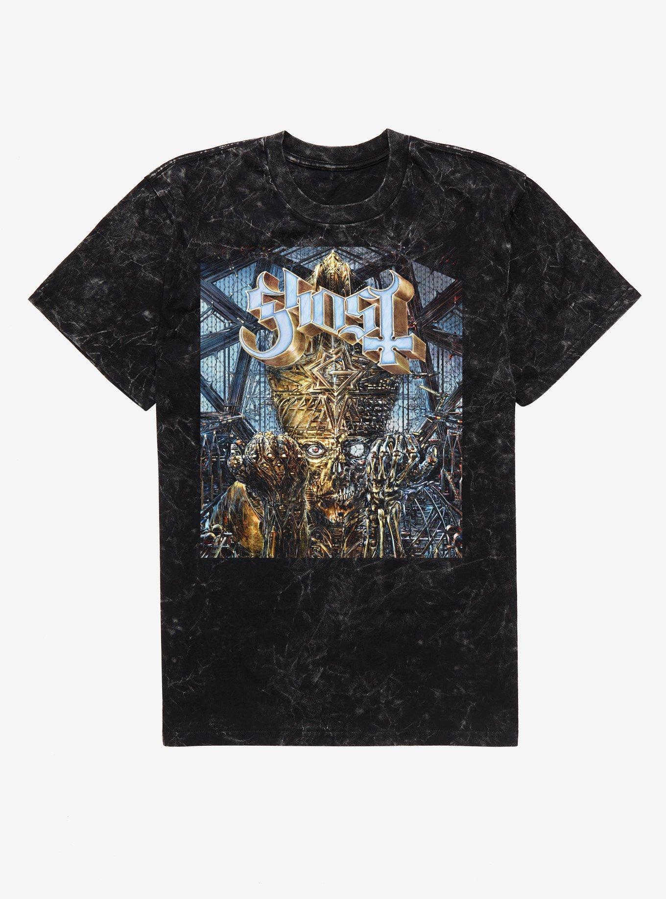 Ghost Impera Album Cover Mineral Wash T-Shirt - BLACK | Hot Topic