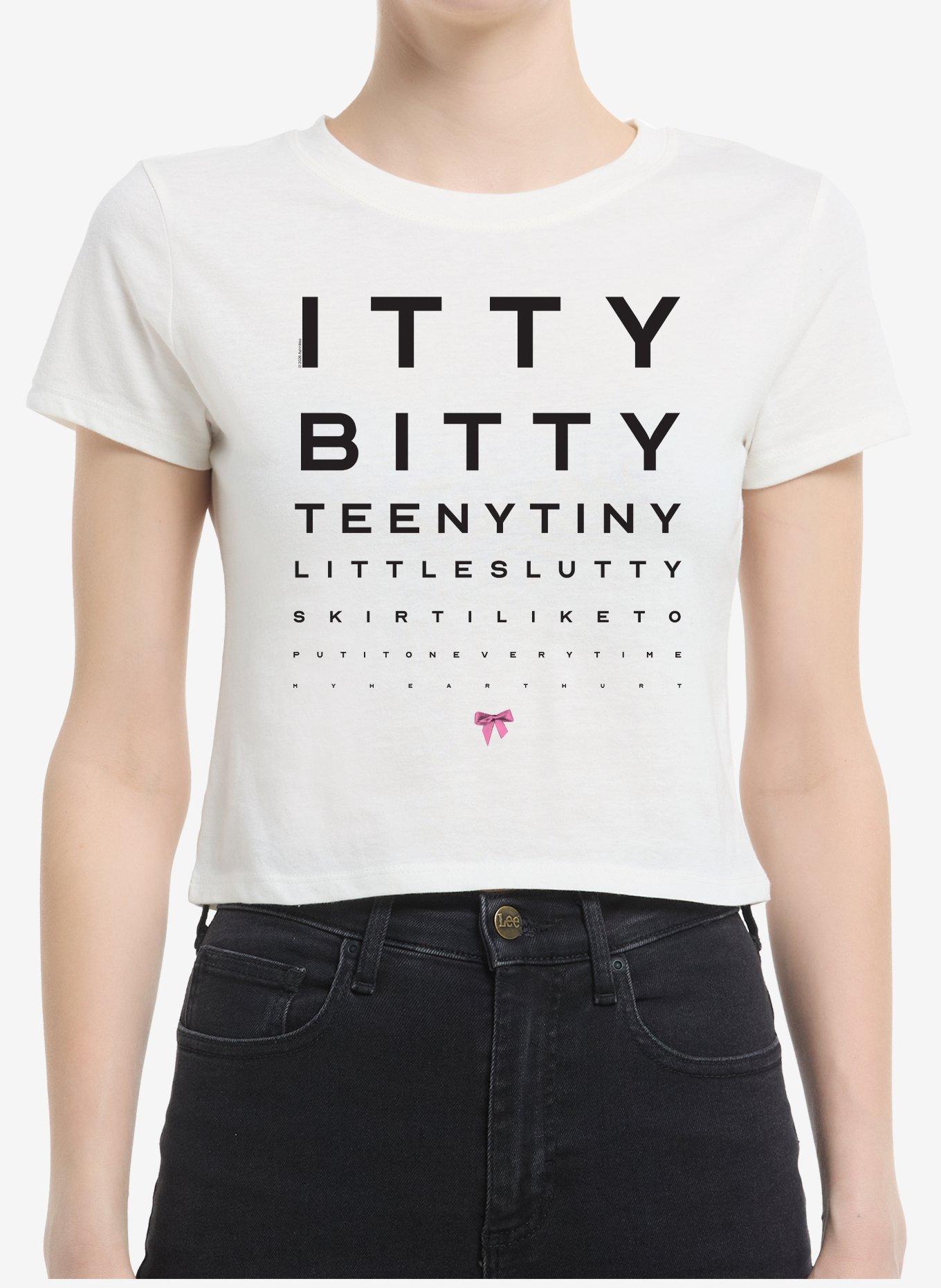 Ashnikko Itty Bitty Girls Cropped Baby T-Shirt - WHITE | Hot Topic