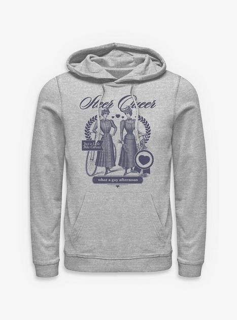 Gay Afternoon Hoodie Hot Topic Exclusive - GREY | Hot Topic