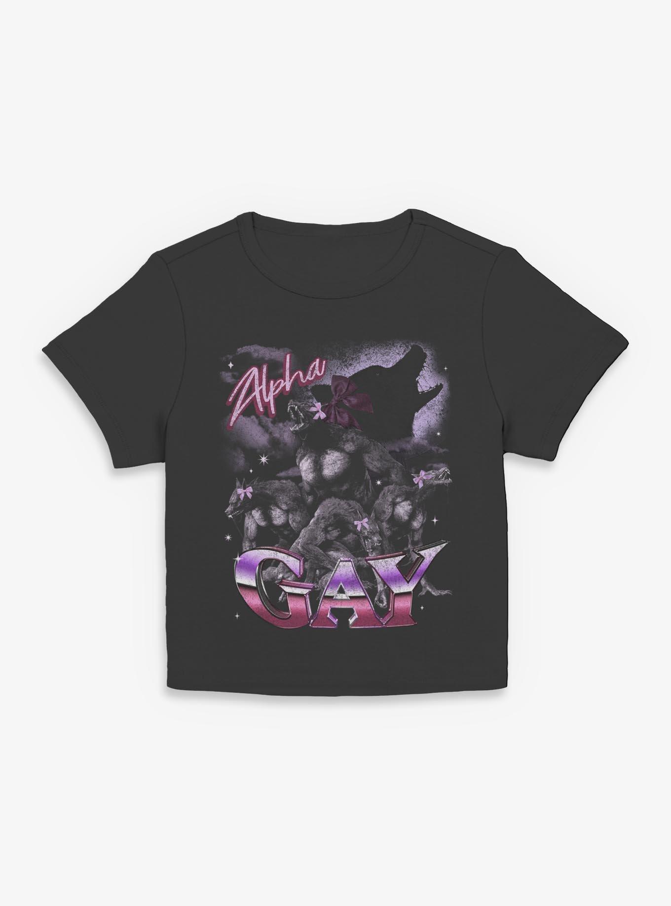 Alpha Gay Pride Girls Baby T-Shirt Hot Topic Exclusive - BLACK | Hot Topic
