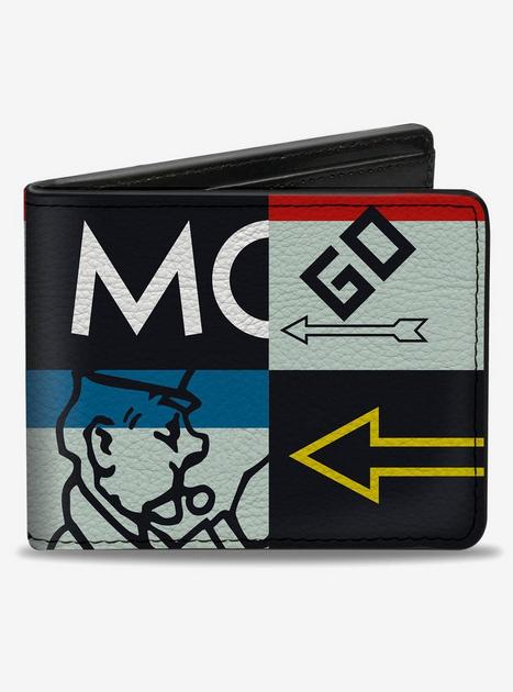 Monopoly Go and Go To Jail Police Office Blocks Bifold Wallet | Hot Topic