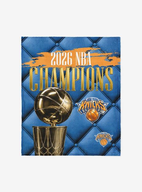 New York Knicks 2026 NBA Champions Noble Silk Touch Throw Blanket | Hot ...