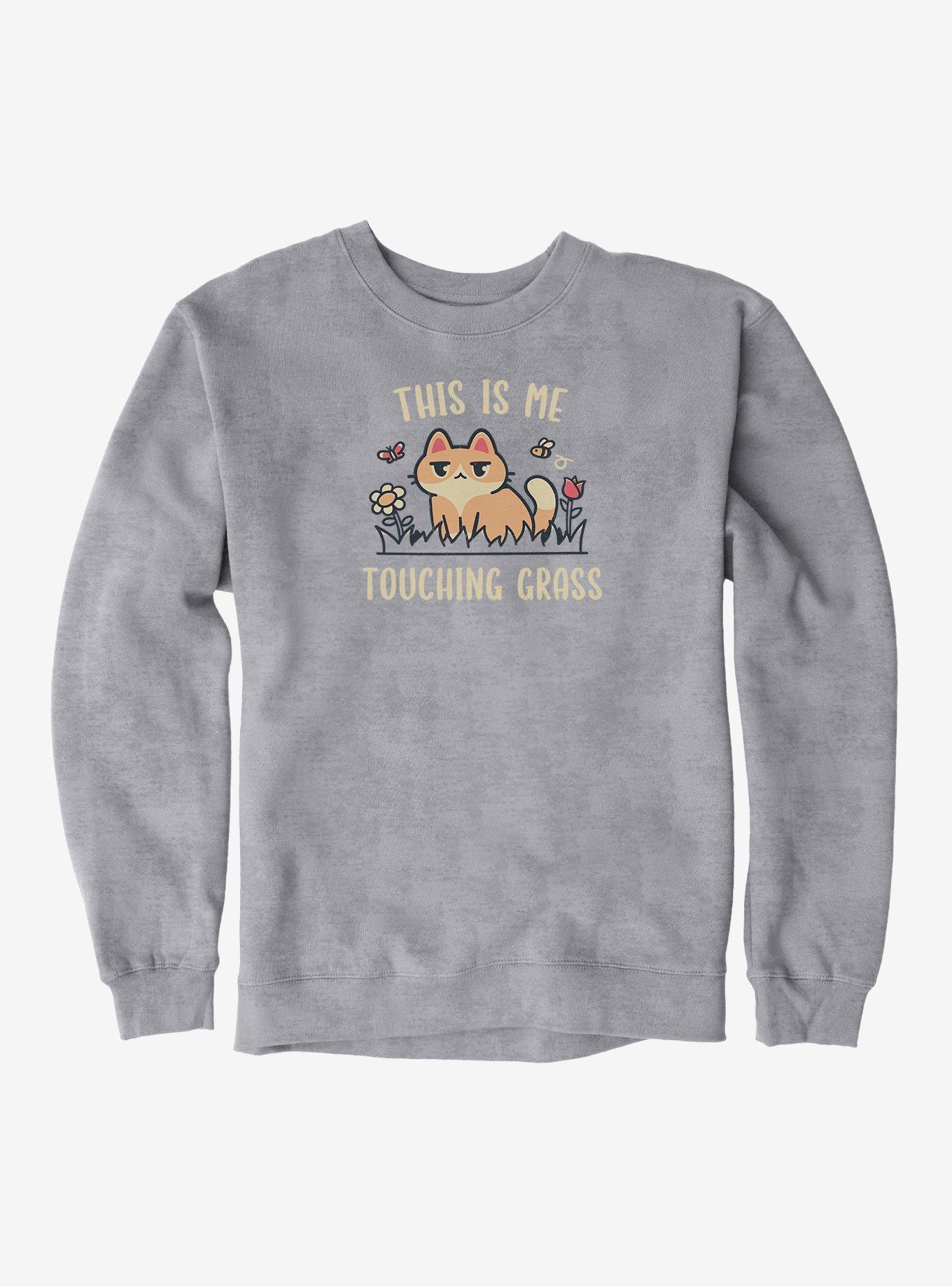 This is Me Touching Grass Cat Sweathsirt | Hot Topic