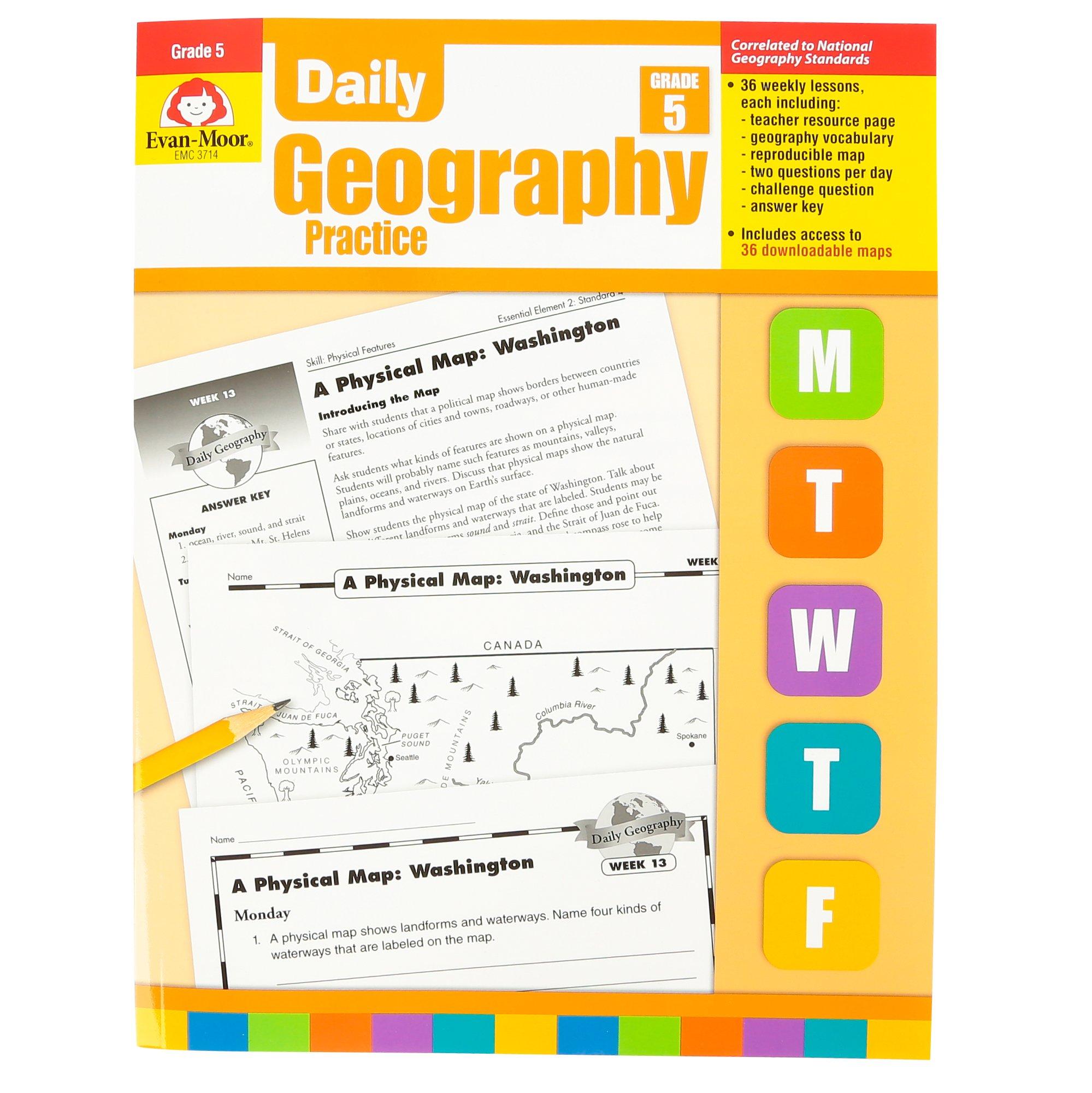 Daily Geography Practice Teachers Edition, Grade 5 | Mardel | 1027762