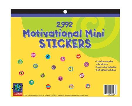 Motivational Mini Sticker Book, 11.5 x 9.5 Inches, Book of 2992 ...