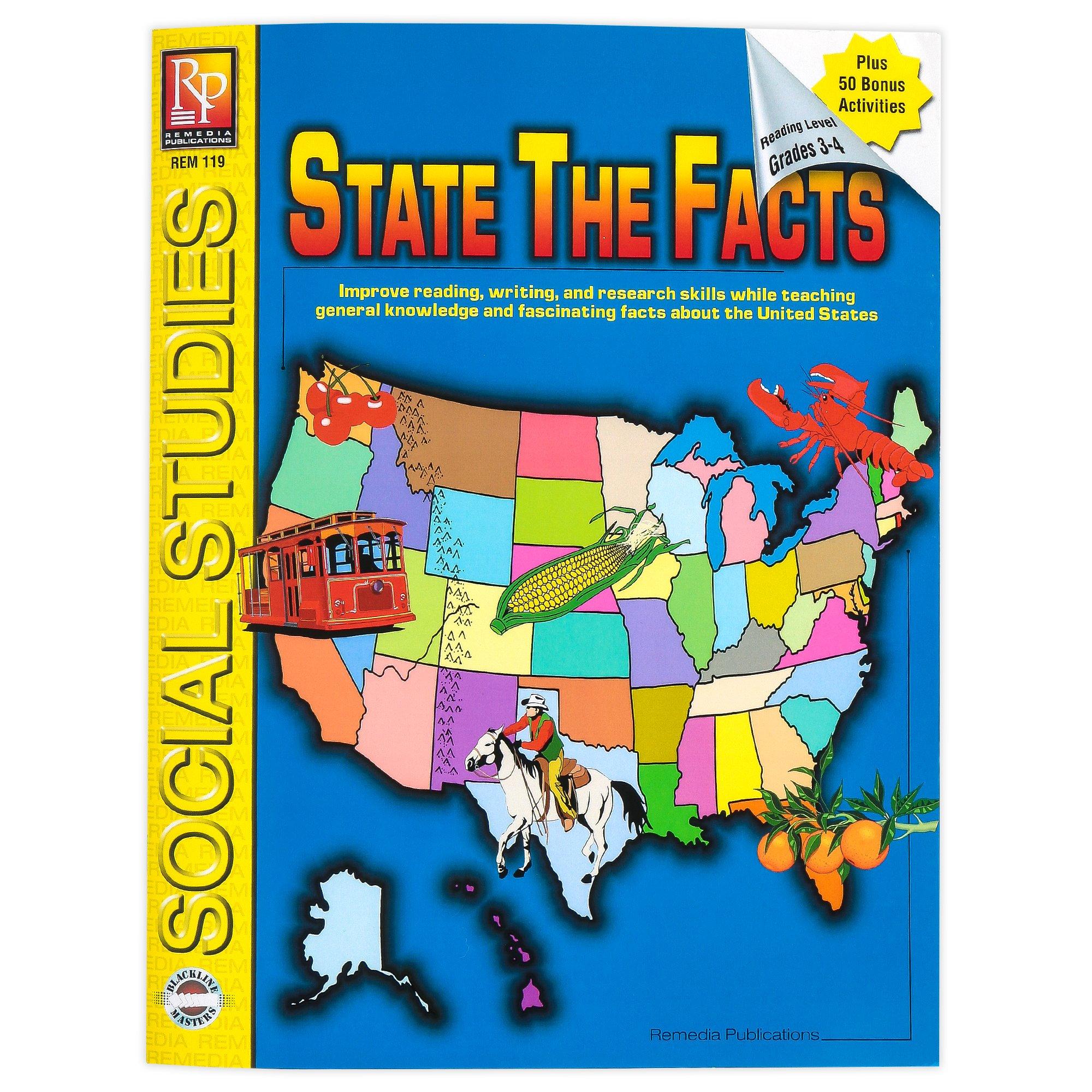 State the Facts Reproducible Workbook, Grades 4 to 8 | Mardel | 128900