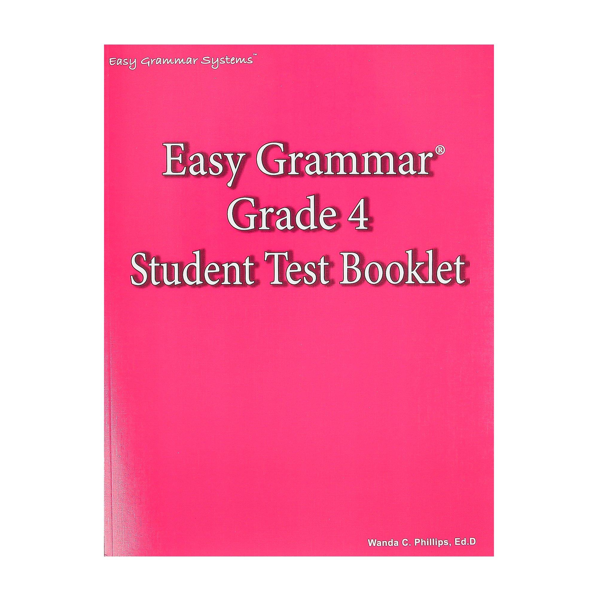 Easy Grammar Student Test Booklet, Grade 4 | Mardel | 1367002