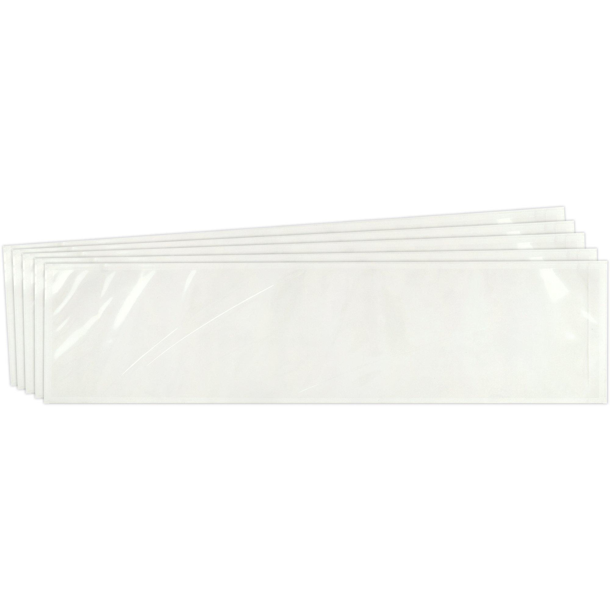 Large Adhesive Name Plate Pocket, Pack of 25 | Mardel | 1510007