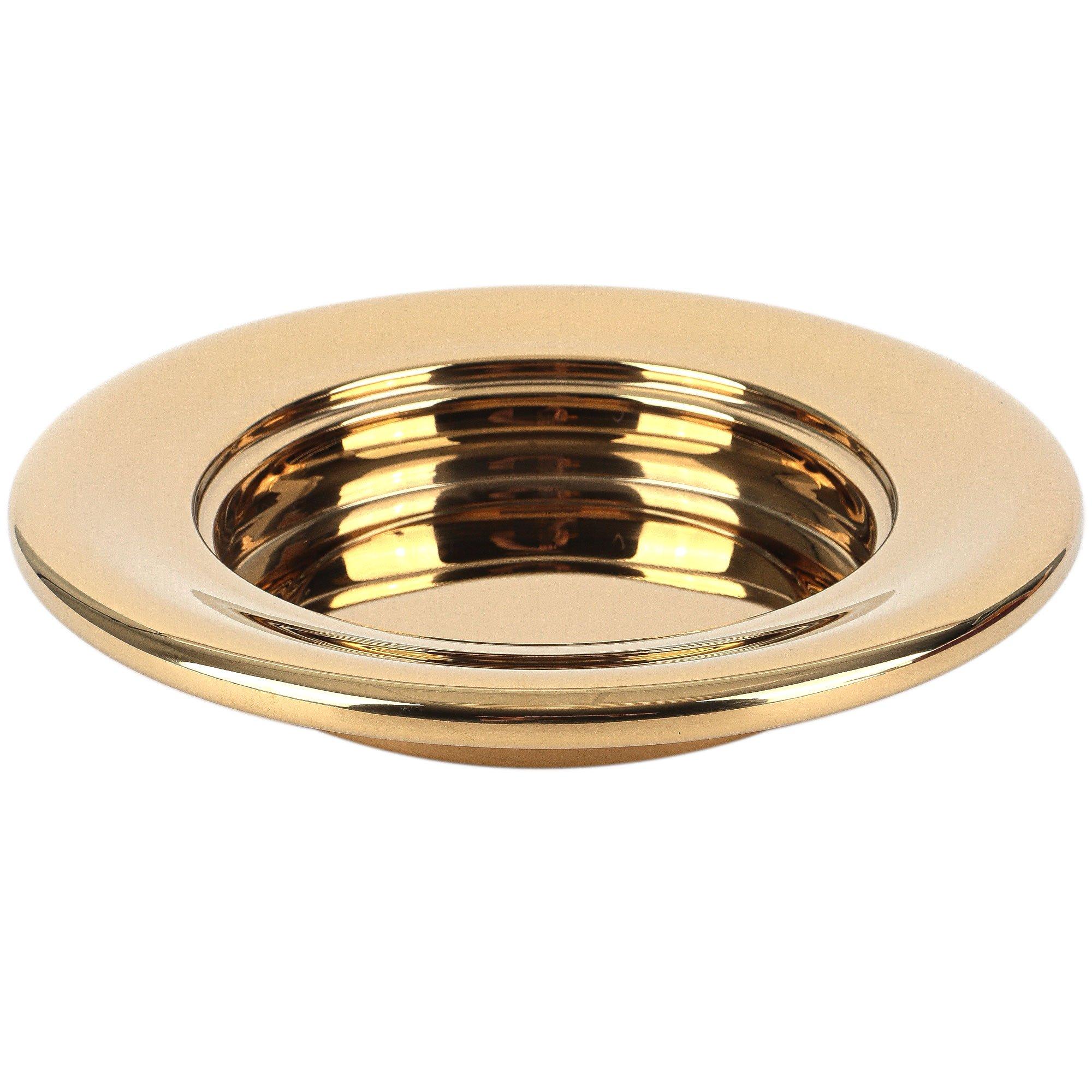 Brass Stacking Communion Bread Plate, 10 x 1.75 inches | Mardel | 1535475