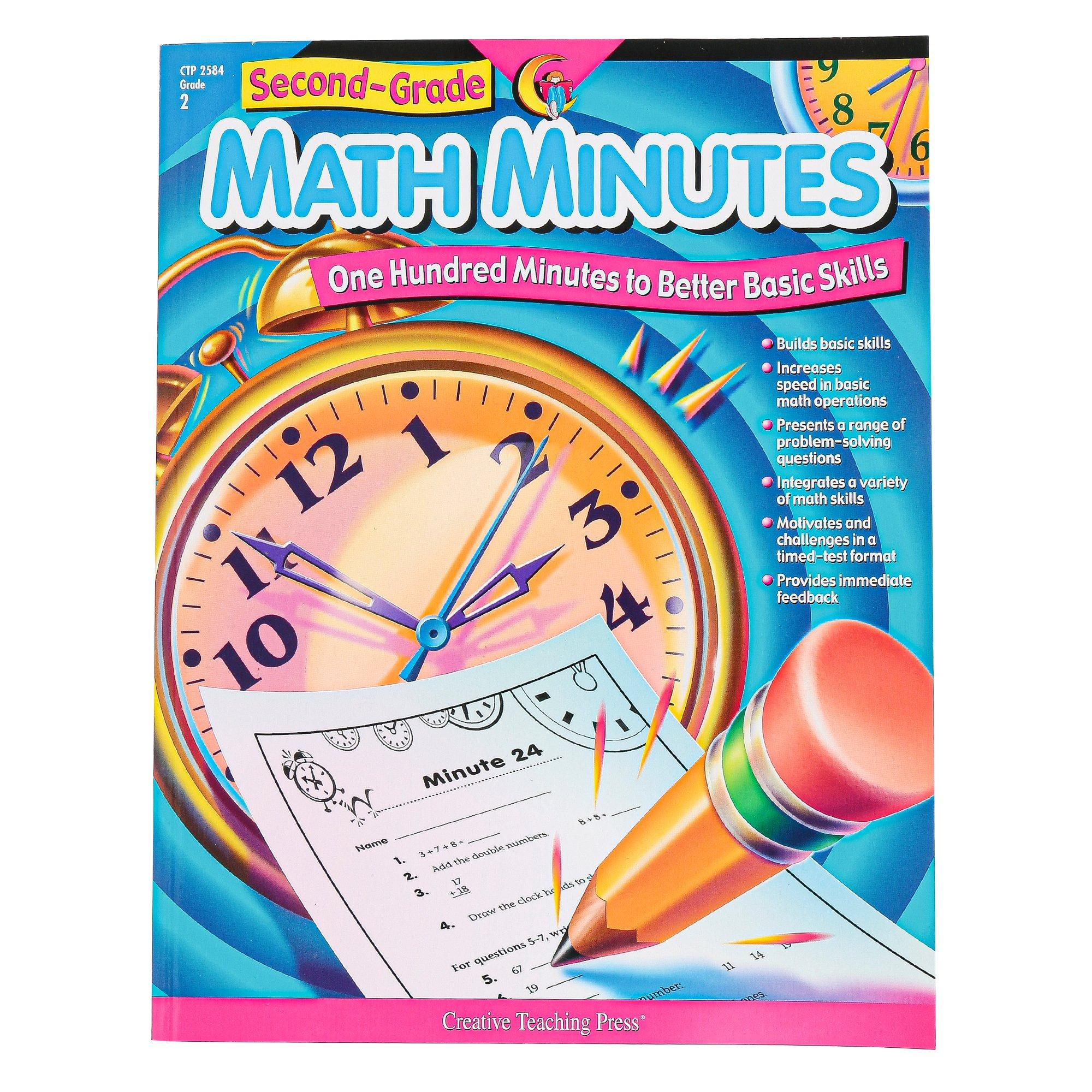 Math Minutes Reproducible Workbook, Grade 2 | Mardel | 159228