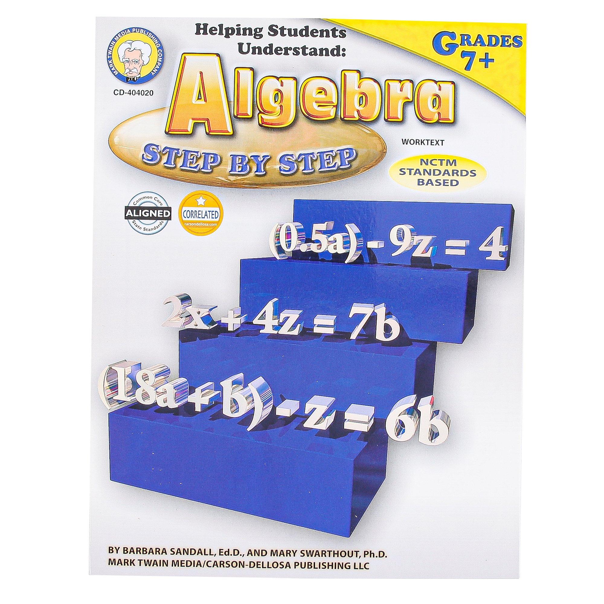 Helping Students Understand Algebra Worktext, 128 Pages, Grades 7-12 ...