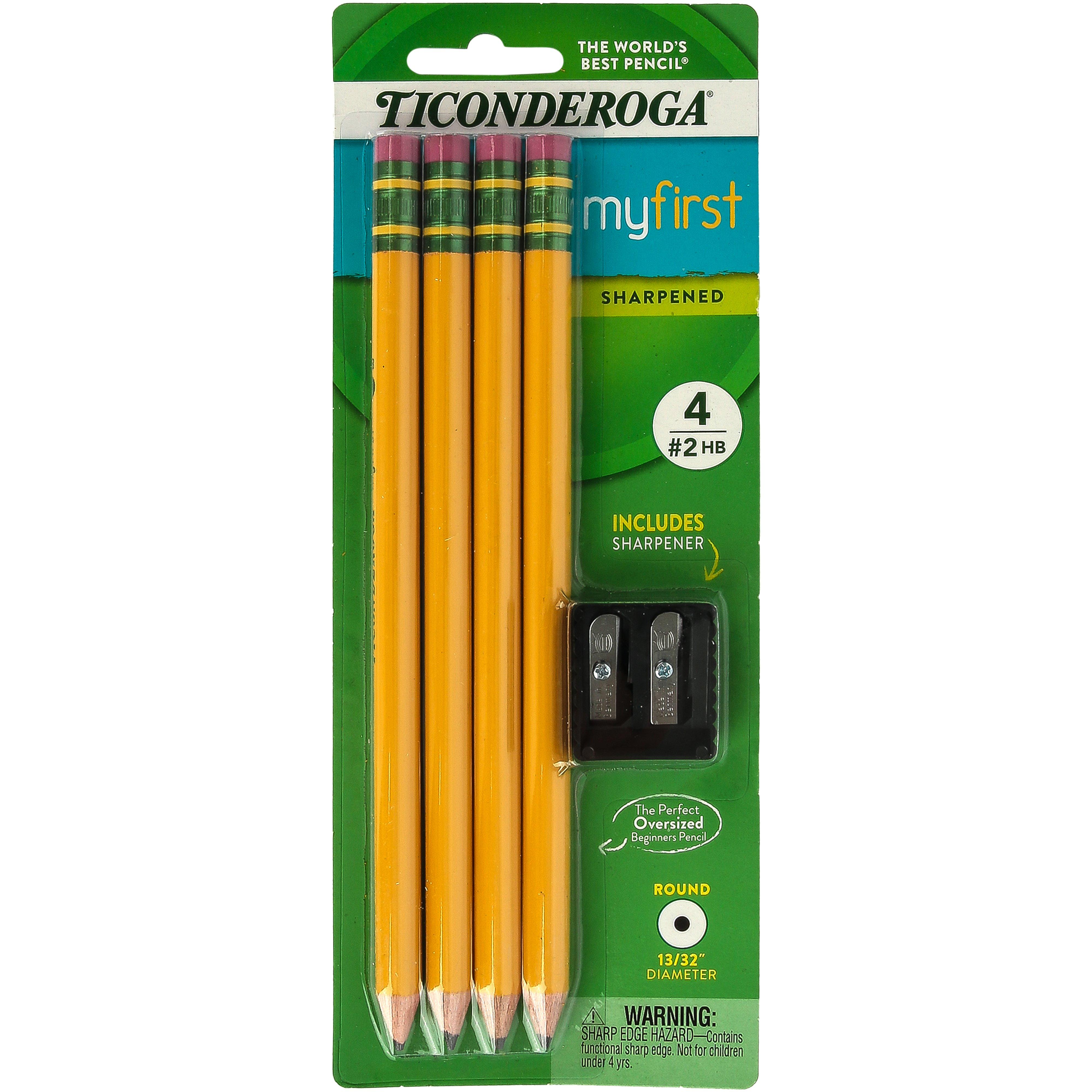 My First Yellow Ticonderoga Pencils #2 HB, 4 count | Mardel | 1767789