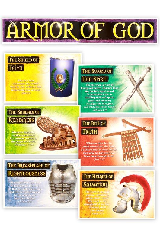 The Armor of God Bulletin Board Set, 8 Pieces | Mardel | 1936624