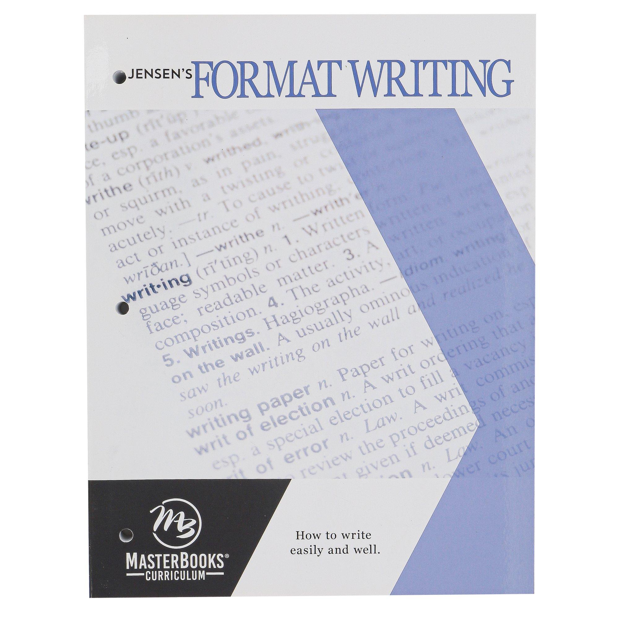 Jensens Format Writing Textbook by Frode Jensen, Grades 9 to 12 ...