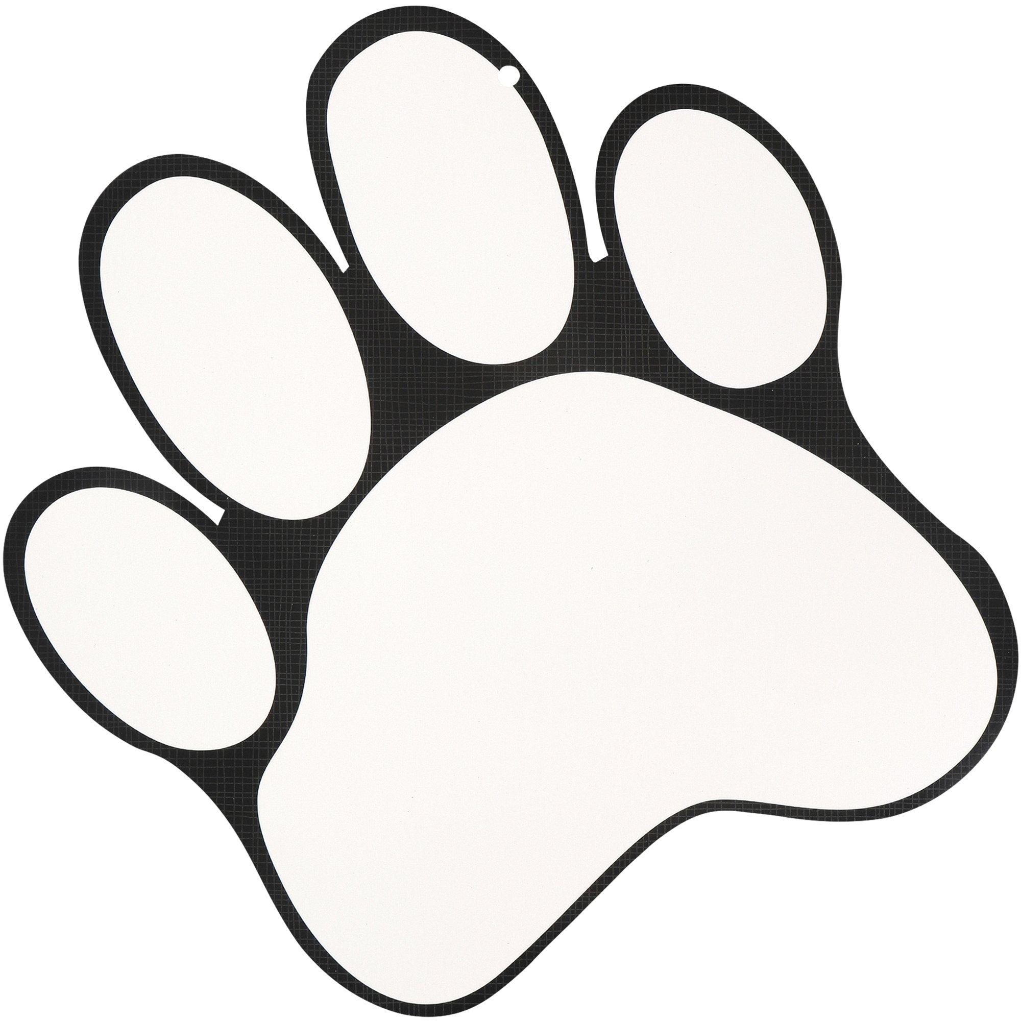 Paw Print Two-Sided Decoration, 6 x 6 inches | Mardel | 2072569