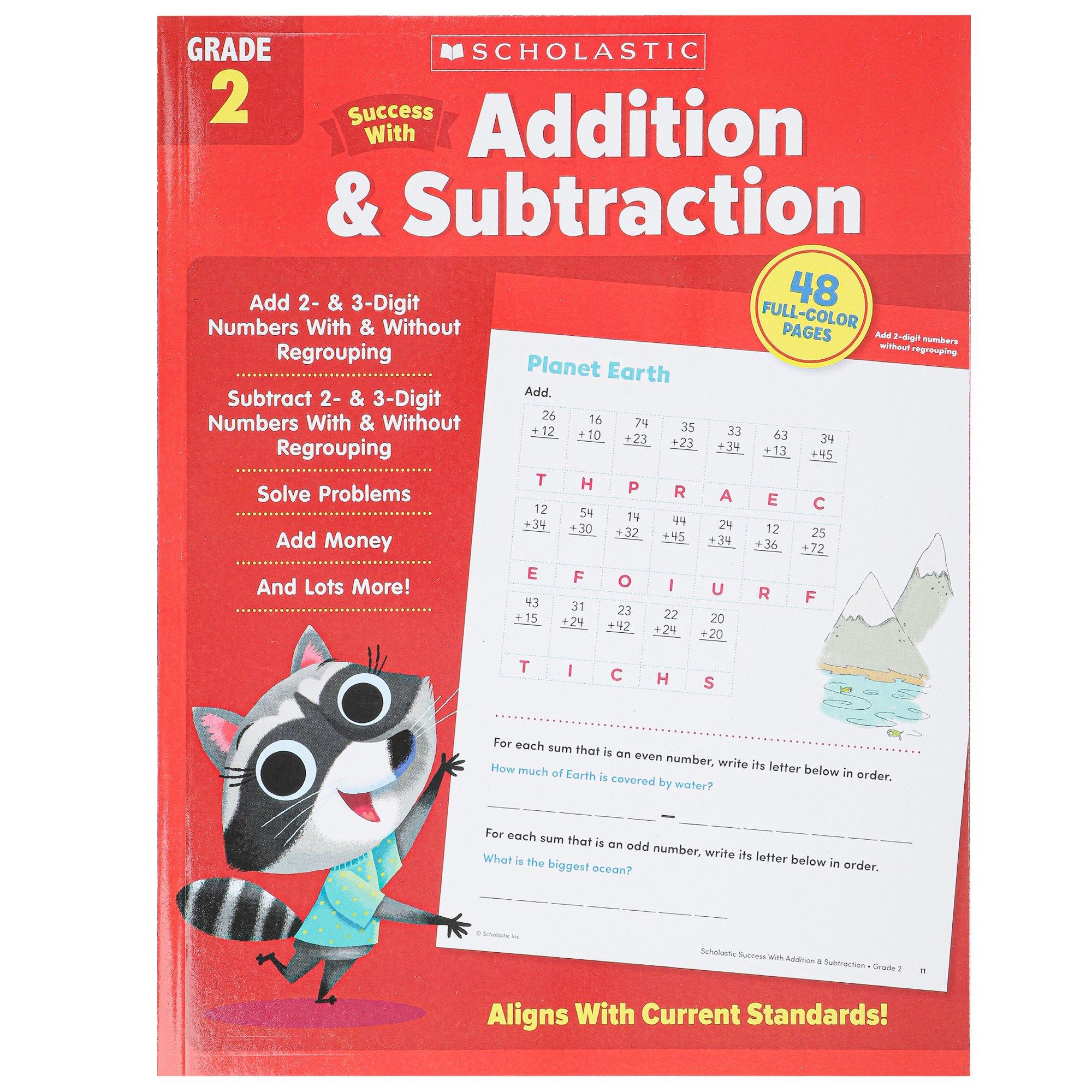 Success With Addition and Subtraction Activity Book, Grade 2 | Mardel ...