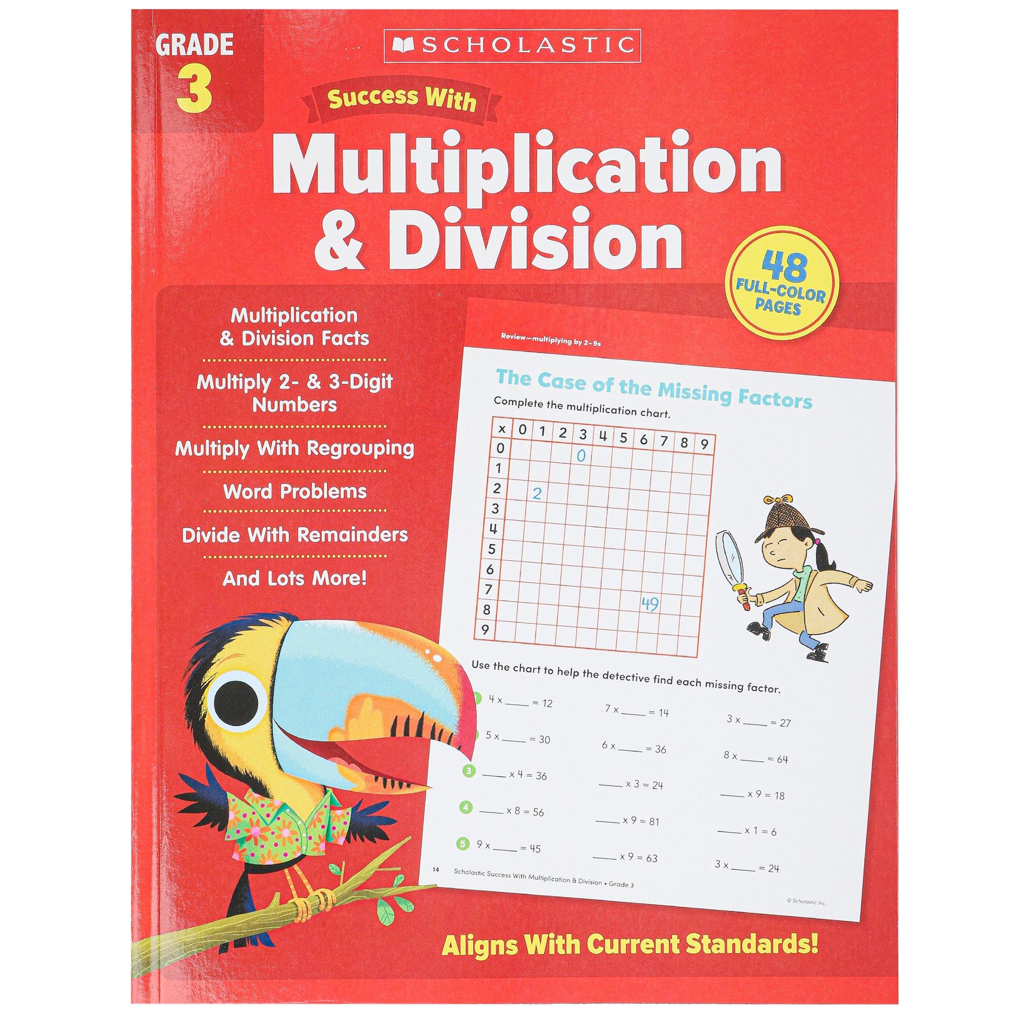Success With Multiplication and Division Activity Book, Grade 3 ...