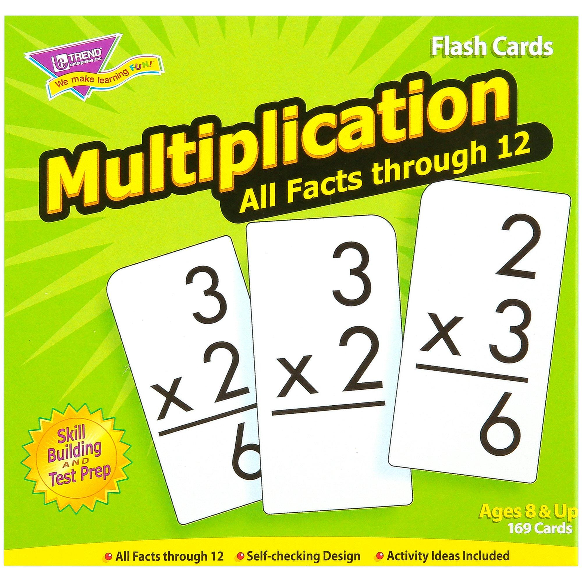 Multiplication All Facts Through 12 Flashcards, Ages 8 Years & Older ...