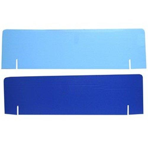 Double-Sided Blue & Sky Blue Display Board Header, 10 x 36 Inches ...