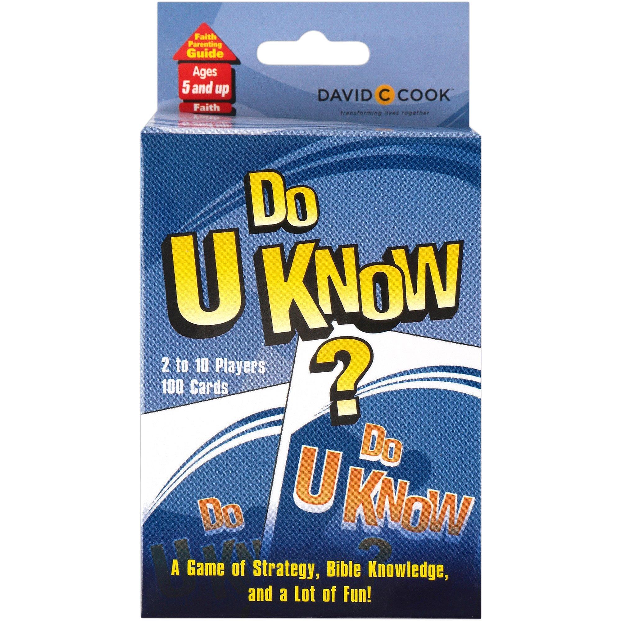 Do U Know Card Game, 2 Or More Players, Ages 5 & Older | Mardel | 2960813