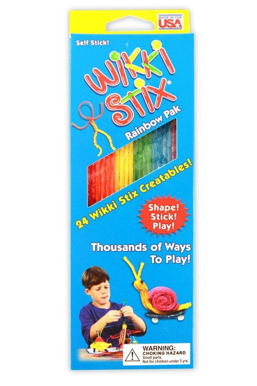 Wikki Stix, Rainbow Colors Pack, 8 inches, Set of 24 | Mardel | 307405
