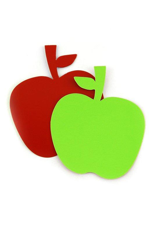 Two-Sided Green & Red Mini Apple Cutouts, 3.5 x 4 Inches, 36 Count ...