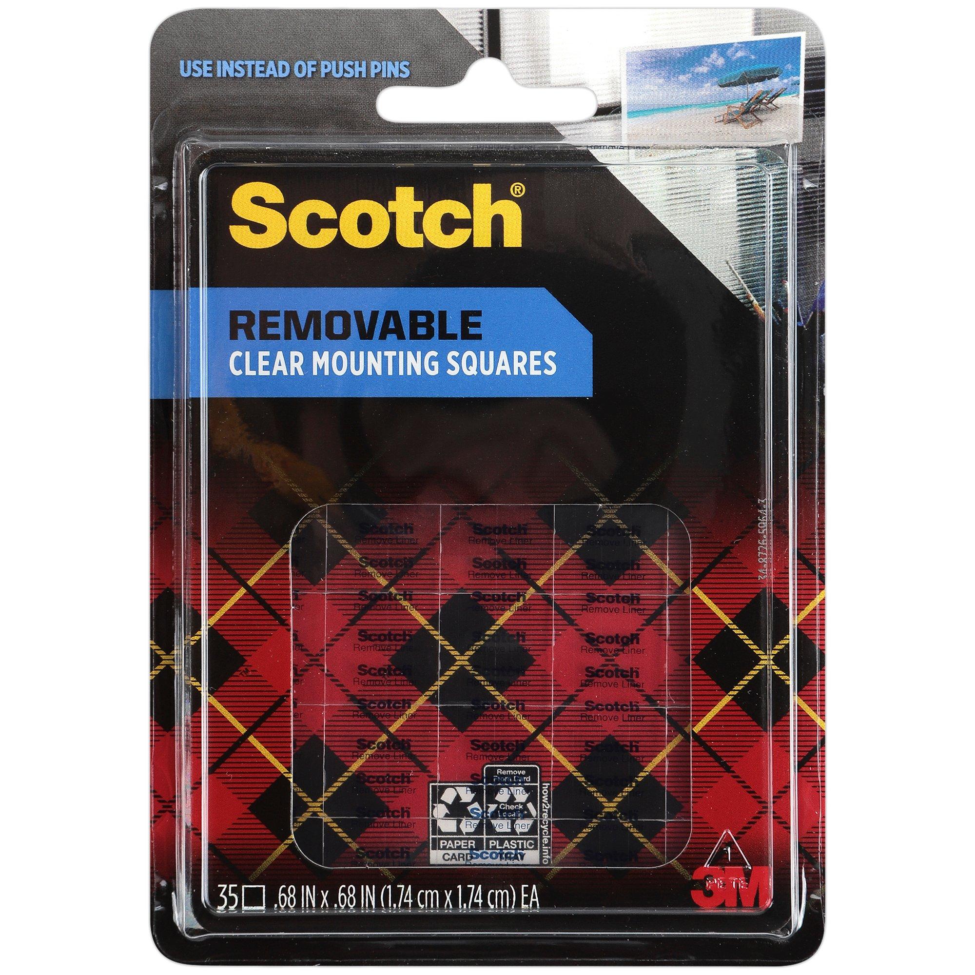 Removable Clear Mounting Squares, Pack of 35 | Mardel | 321323