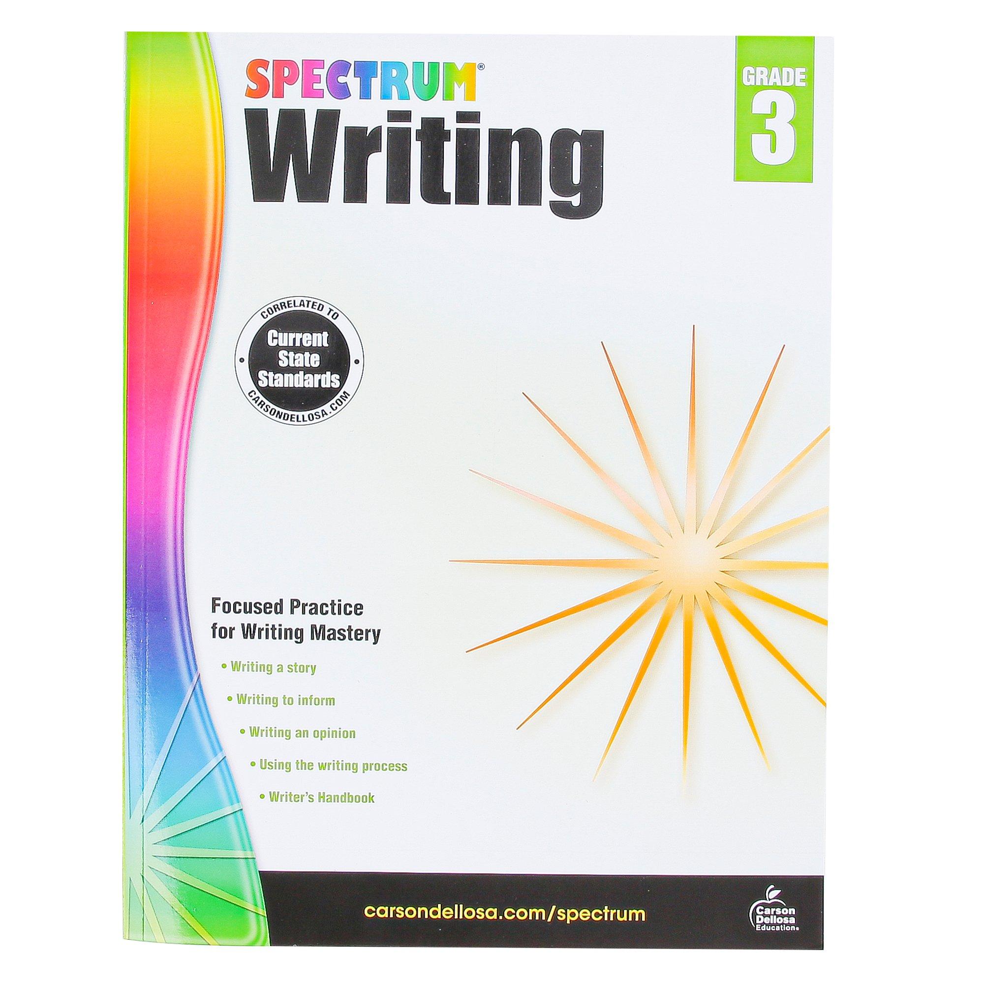 Spectrum Writing Workbook, 136 Pages, Grade 3 | Mardel | 3255775