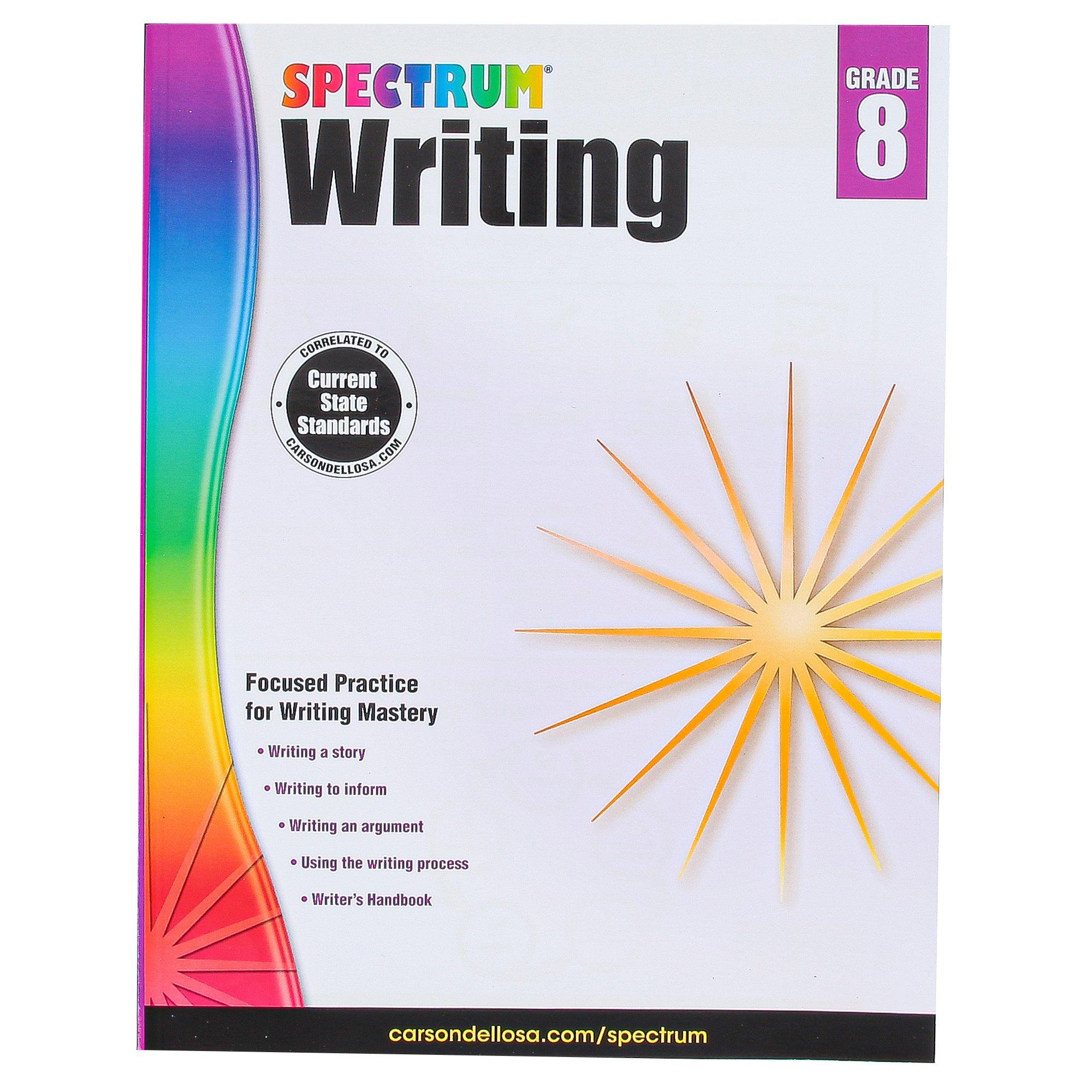 Spectrum Writing Workbook, 144 Pages, Grade 8 | Mardel | 3255825