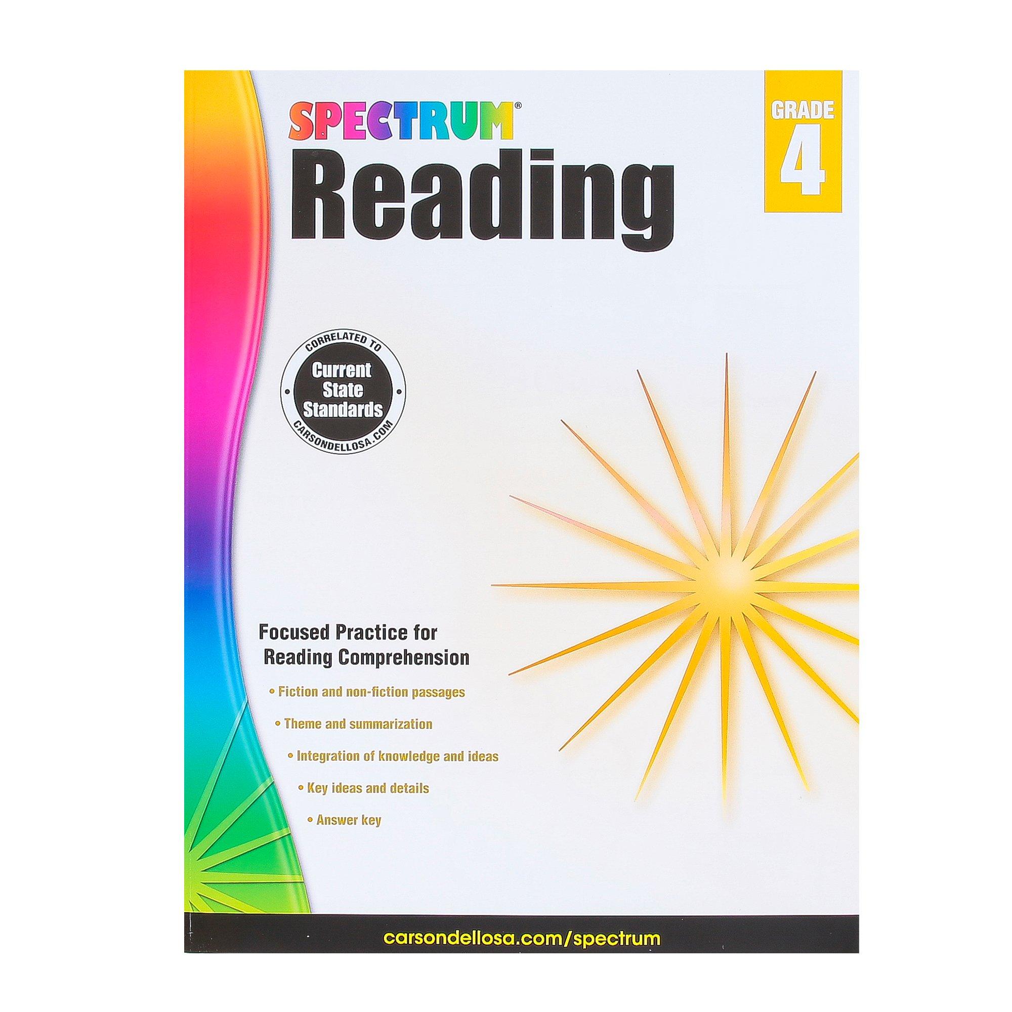 Spectrum Reading Workbook, 174 Pages, Grade 4 | Mardel | 3255874