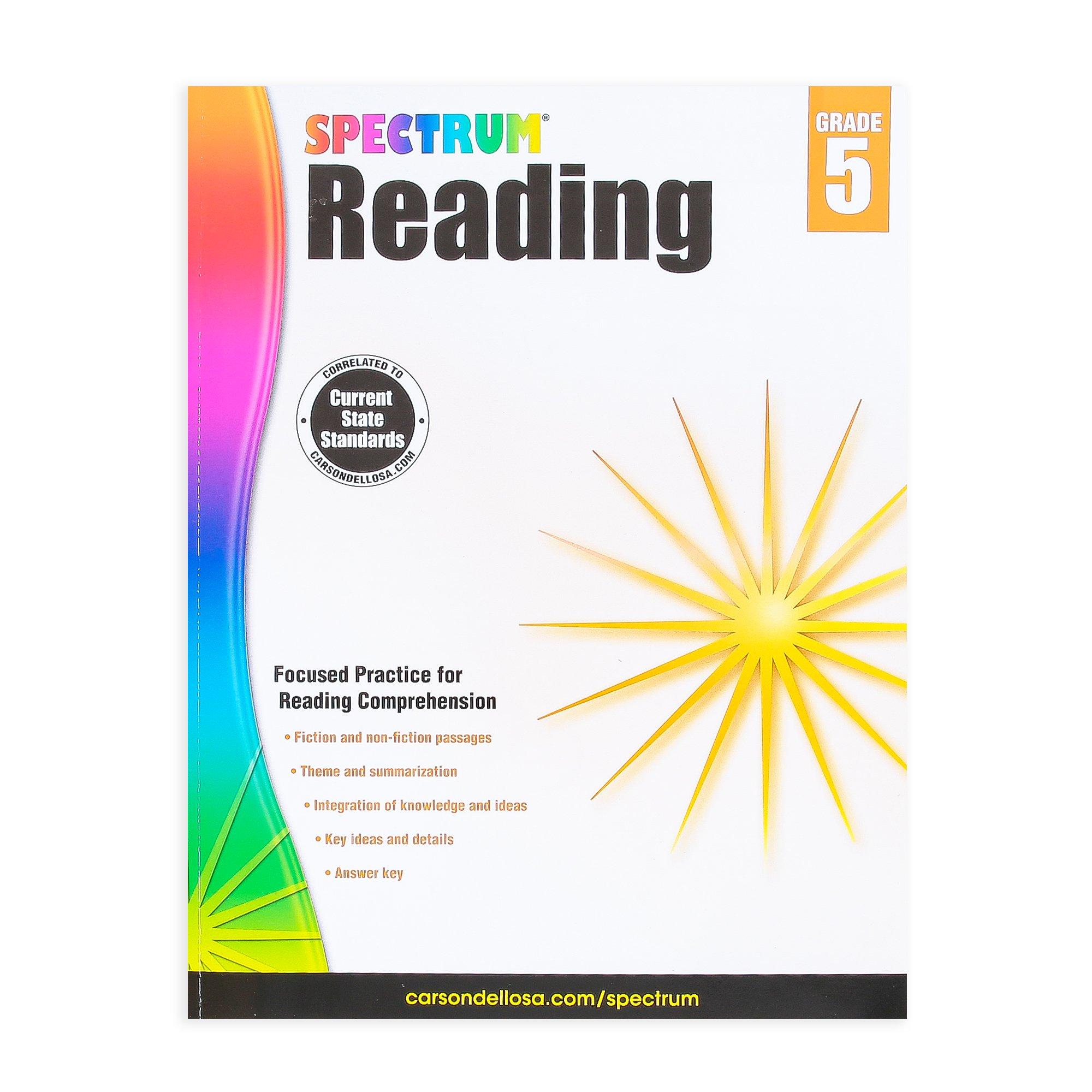 Spectrum Reading Workbook, 174 Pages, Grade 5 | Mardel | 3255882